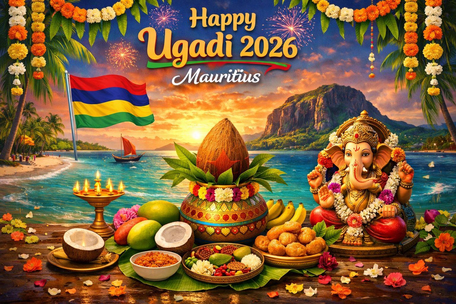 Ugaadi (Ugadi) March 2026 - IslandsEvents.com